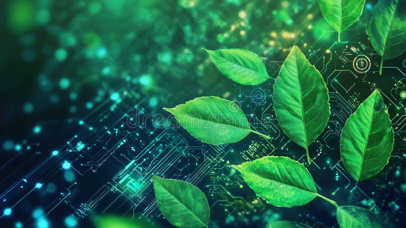 Eco-Friendly Technology Abstract Representation of Sustainable ...