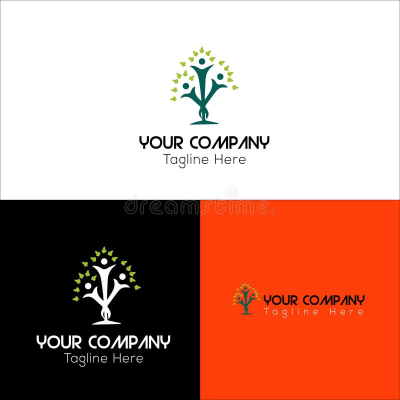 Eco-Friendly Tree Logo for Sustainability and Growth. Stock Vector ...