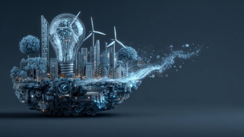 The Eco-friendly Type of Light Bulb is a Representation of ...