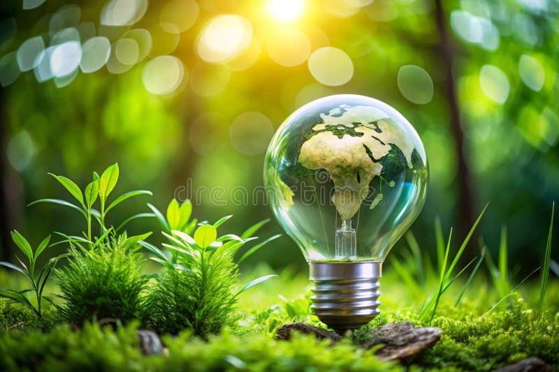 Eco Friendly World Earth Day Concept Generative Ai Stock Illustration ...