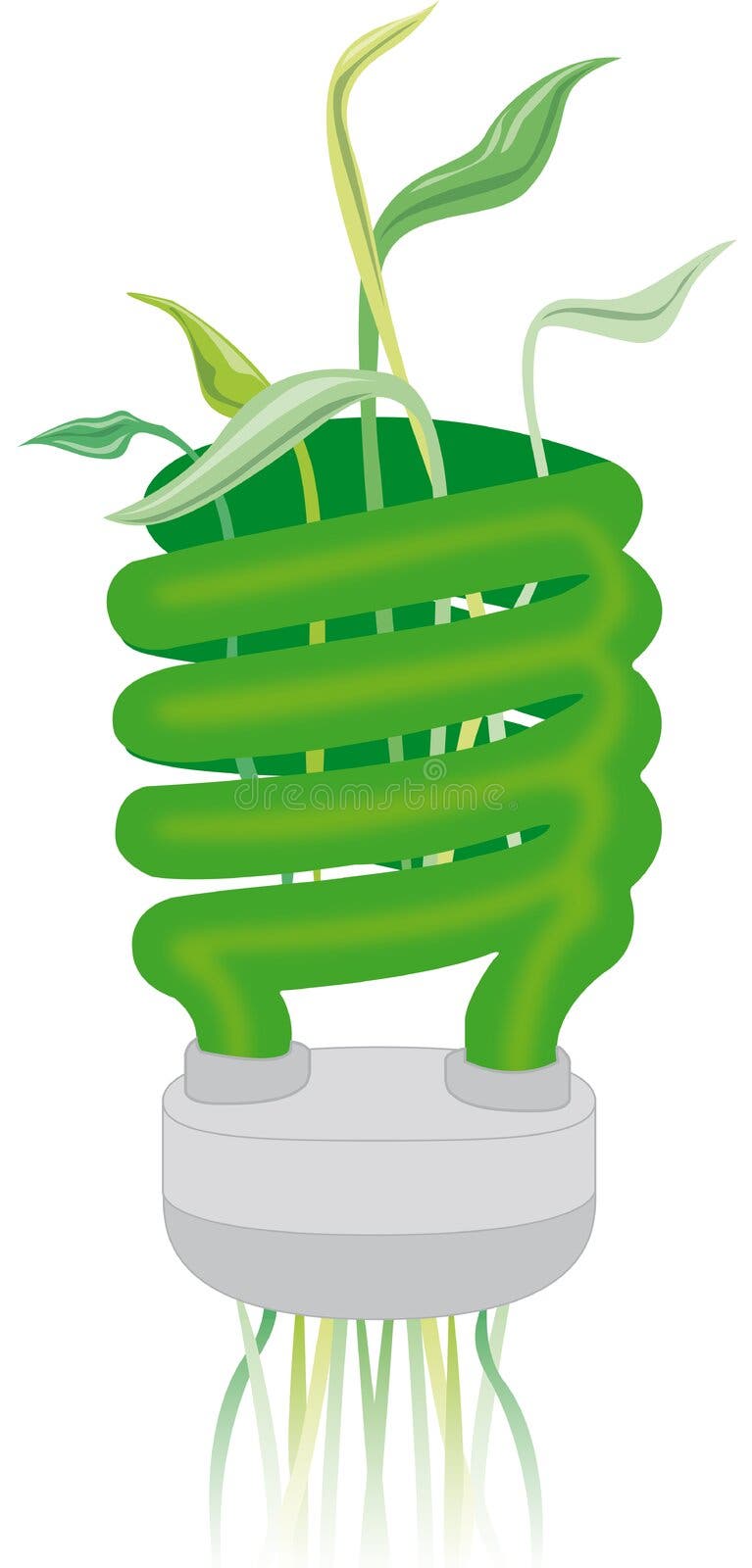 Light Bulb Green Energy Light Lamps Stock Illustrations – 302 Light ...