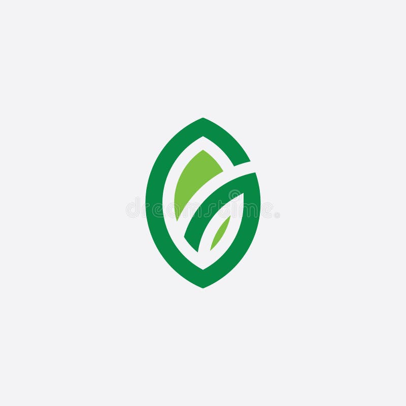 Eco Green Leaf Logo Symbol Vector Bio Organic Icon Stock Vector ...