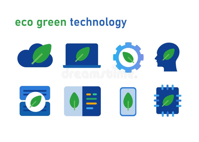 Green Datacenter stock illustration. Illustration of internet - 20450834