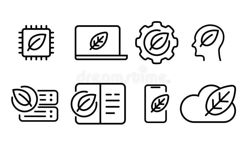 Eco Green Tech Technology Sustainable Low Carbon Emission ICT Server ...