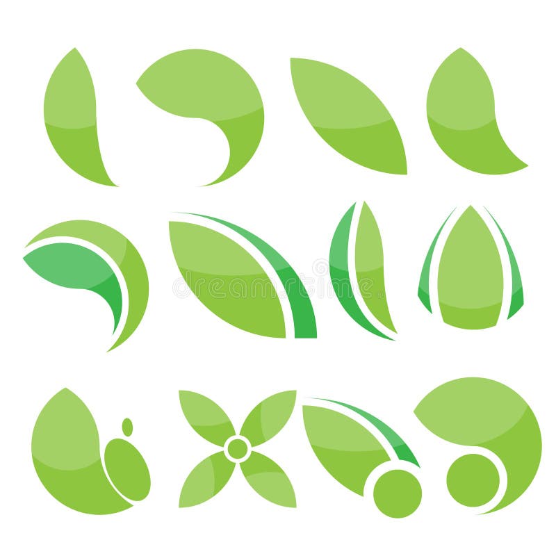 Eco green vector elements stock vector. Illustration of life - 69841940