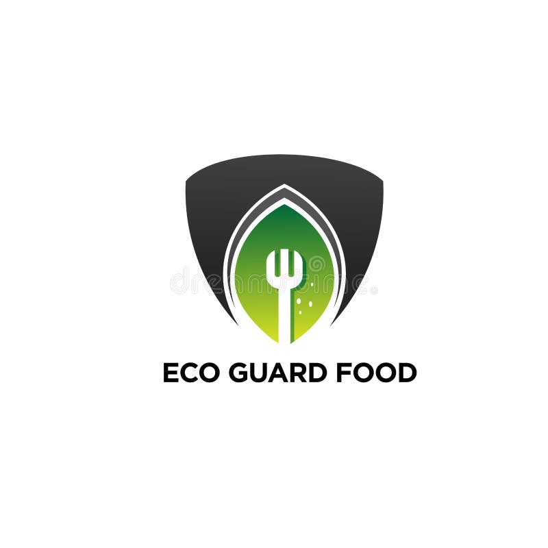 Eco Guard Food Logo Vector Concept, Icon, Element,and, Template for ...