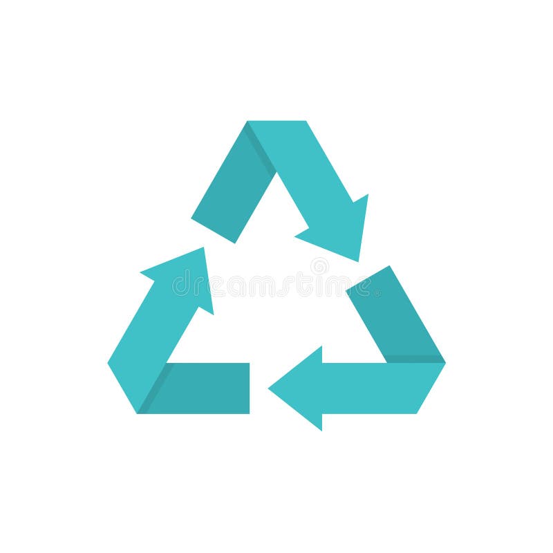 Simbolo Riciclato Sopra Fondo Blu E Bianco Tra Di Lancio Dell'uomo ...