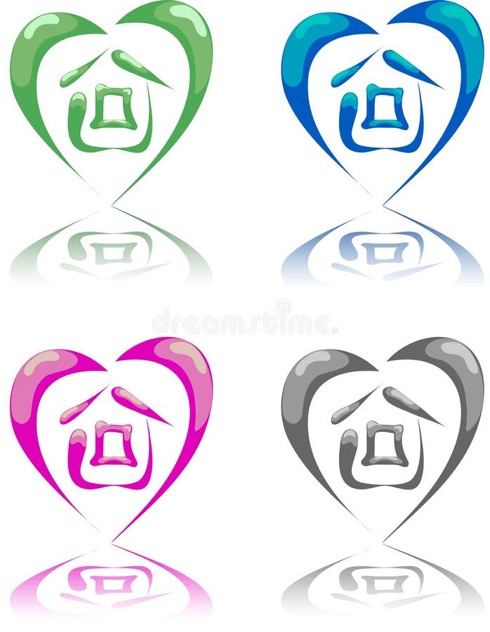 Eco heart stock vector. Illustration of idea, render - 34430803