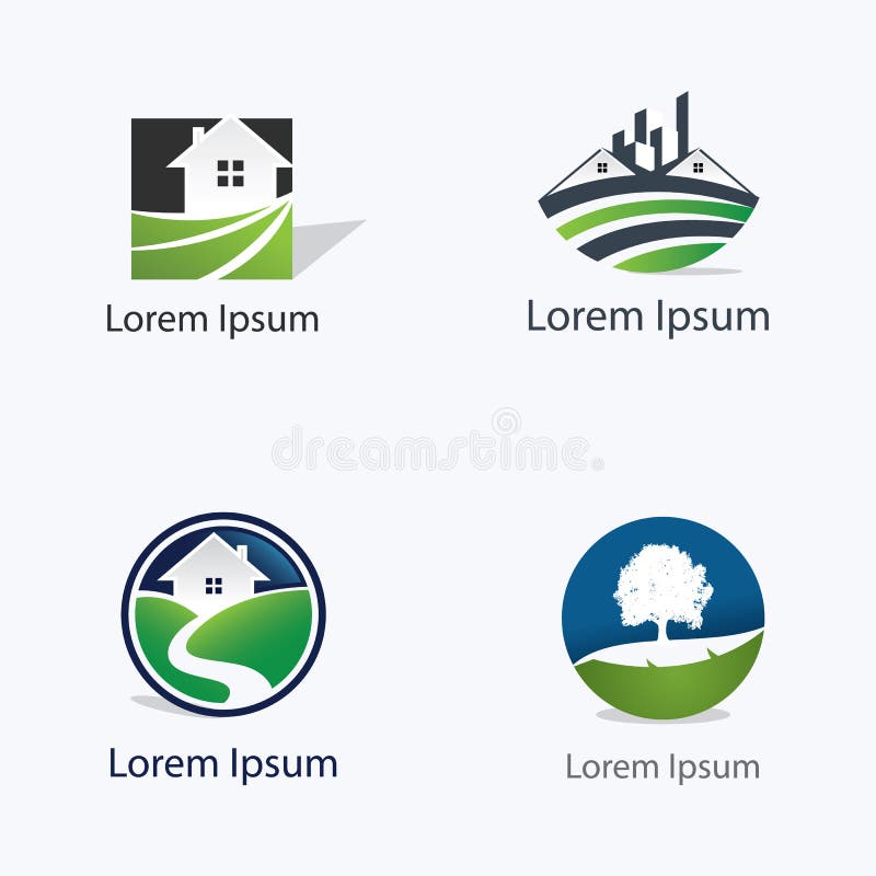 Eco Home Concept. Green Home Vector Icon, Real Estate, Property Logo ... Eco Home Concept. Green Home Vector Icon, Real Estate, Property Logo ...