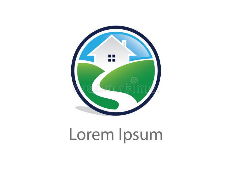 Eco Home Concept. Green Home Vector Icon, Real Estate, Property Logo ... Eco Home Concept. Green Home Vector Icon, Real Estate, Property Logo ...