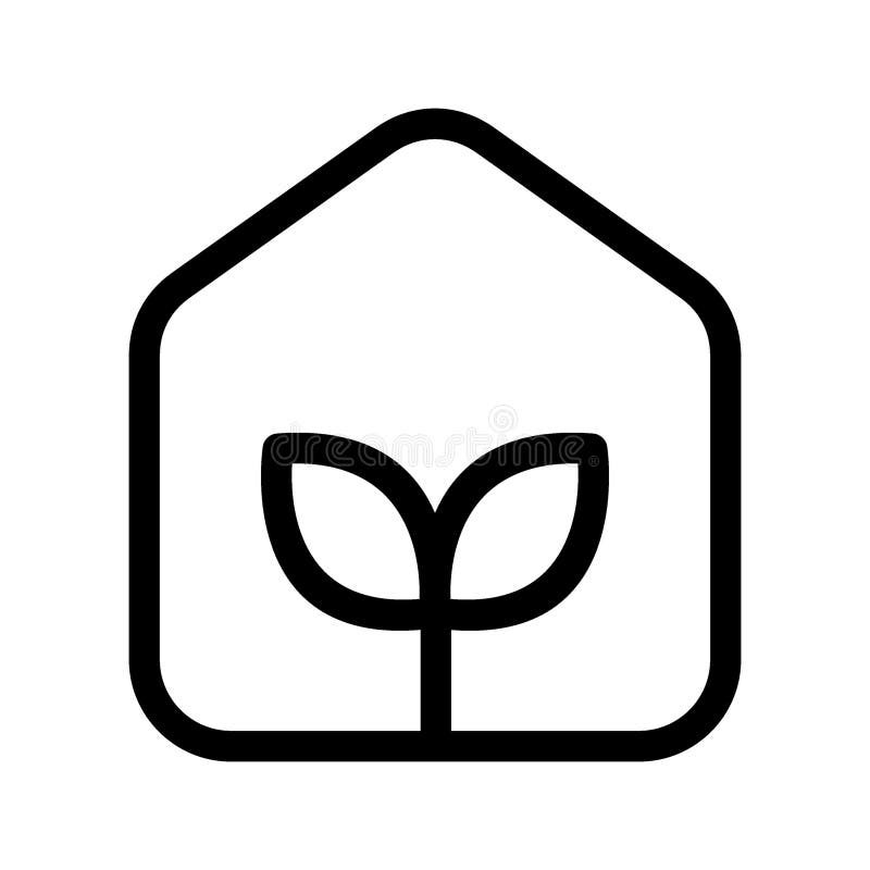 Eco Home Icon Vector Symbol Design Illustration Stock Vector ... Eco Home Icon Vector Symbol Design Illustration Stock Vector ...