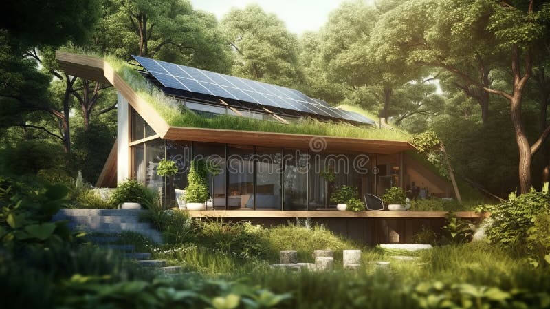 Eco House. Green and Environmentally Friendly Housing Stock ...