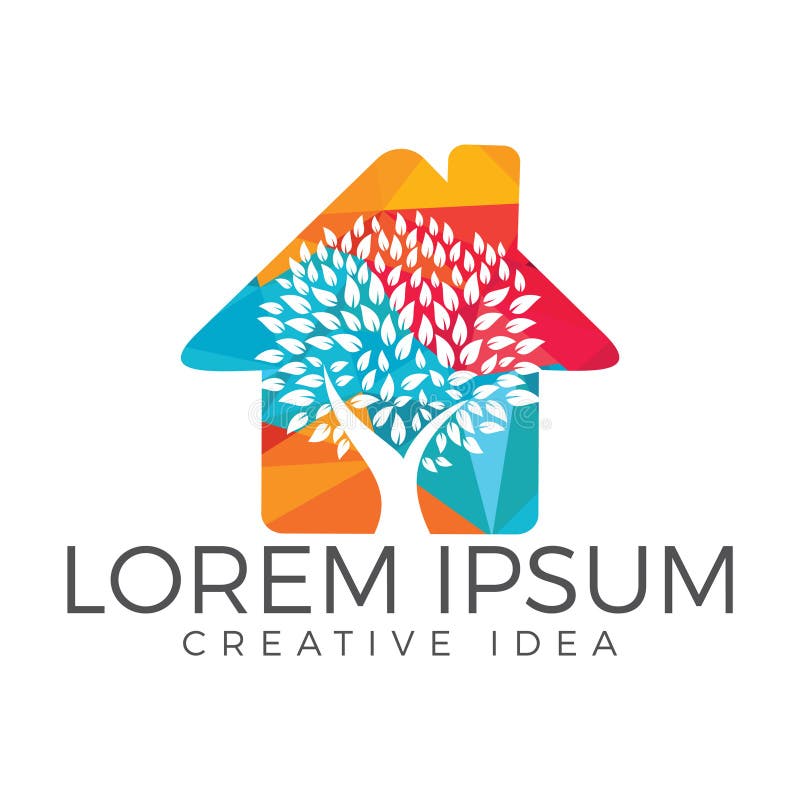 Tree house logo design. stock vector. Illustration of emblem - 100375518