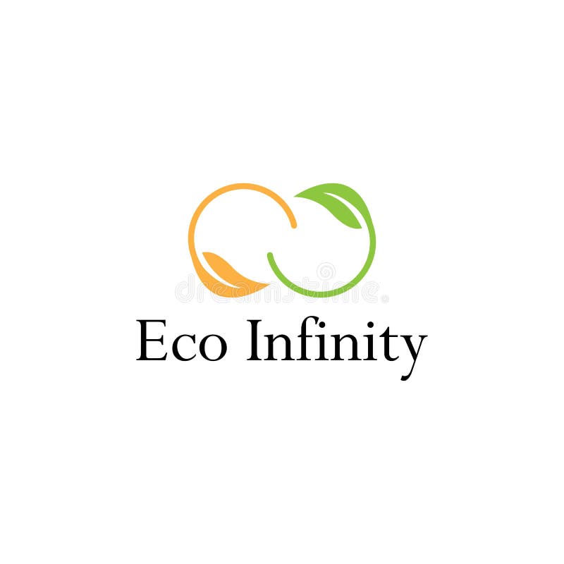 Eco infinity logo template stock vector. Illustration of tree - 188442664