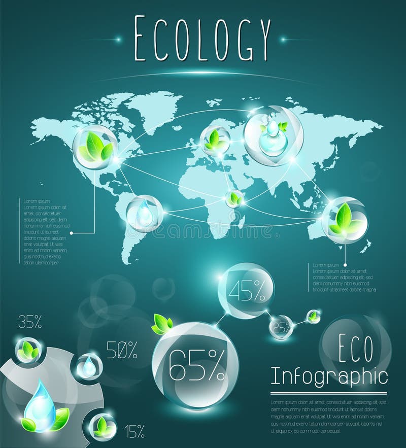 Eco infographic stock vector. Illustration of globe, planet - 50357102