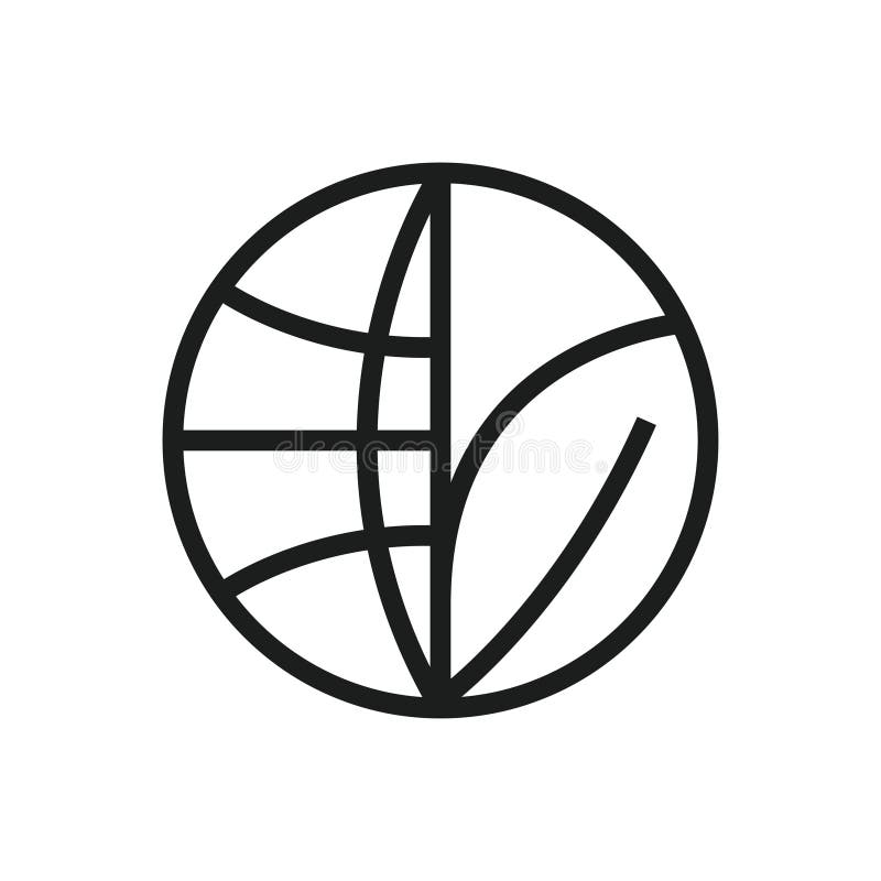 Eco Internet Network Logo Icon Vector Concept Design Stock Vector ...