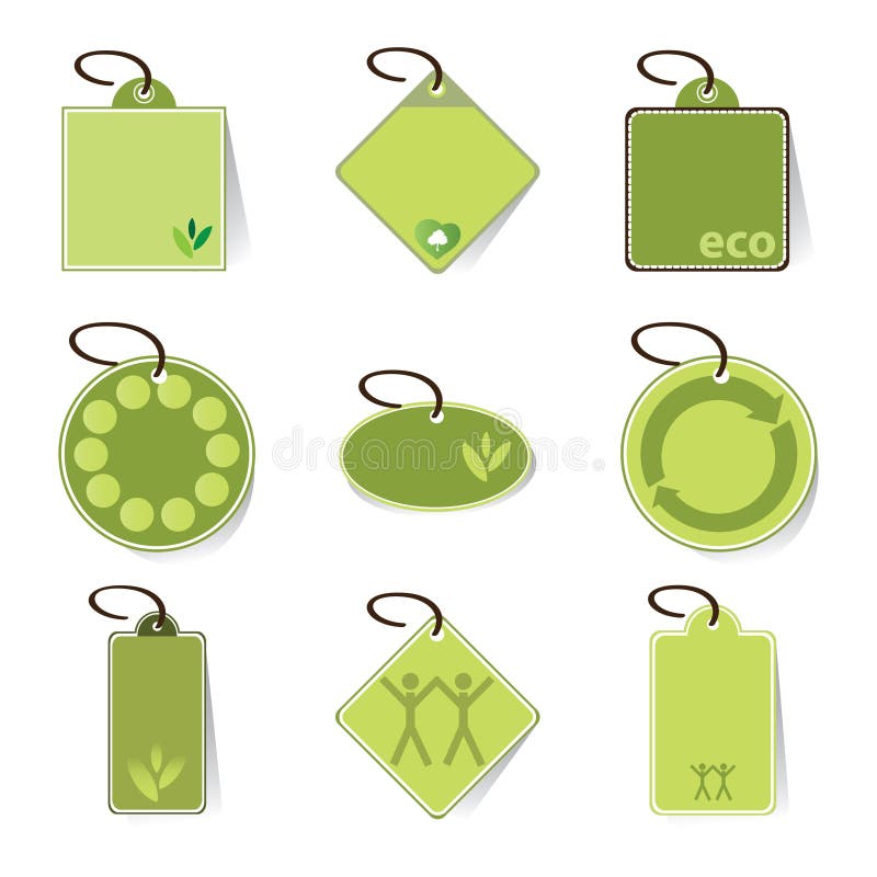 Eco Labels, Tags stock vector. Illustration of sale, sticky - 27511796