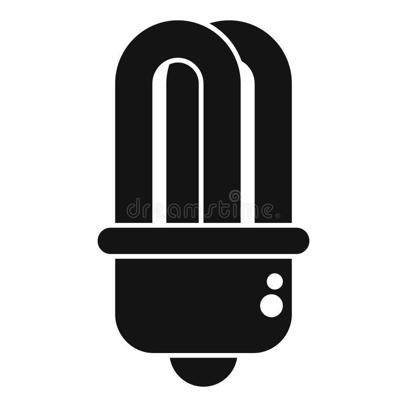 Eco Led Bulb Icon Simple Vector. Solar Panel Energy Stock Vector ...