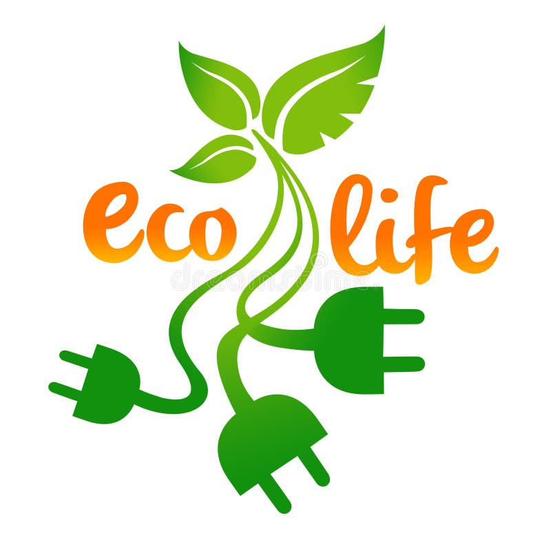 Eco Logo stock illustration. Illustration of flow, active - 40169412