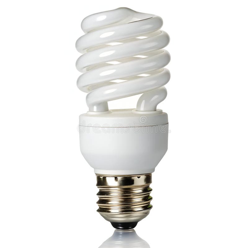 Eco Light Bulb â€ Energy Saver Isolated Stock Illustration ...