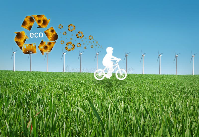 Eco living stock photo. Image of nature, energy, green - 16371342