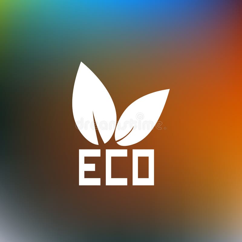 Eco Logo Abstract Background. Vector Illustration Stock Vector ...