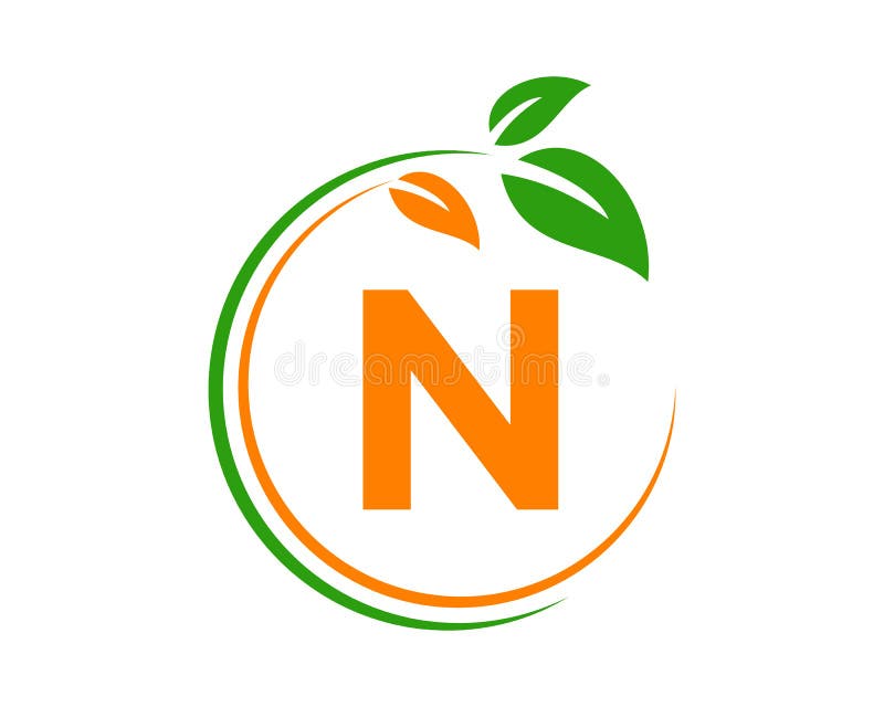 Natural Letter N Logo Stock Illustrations – 950 Natural Letter N Logo ...