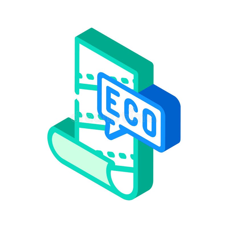 Eco Material for Renovation Isometric Icon Vector Illustration Stock ...