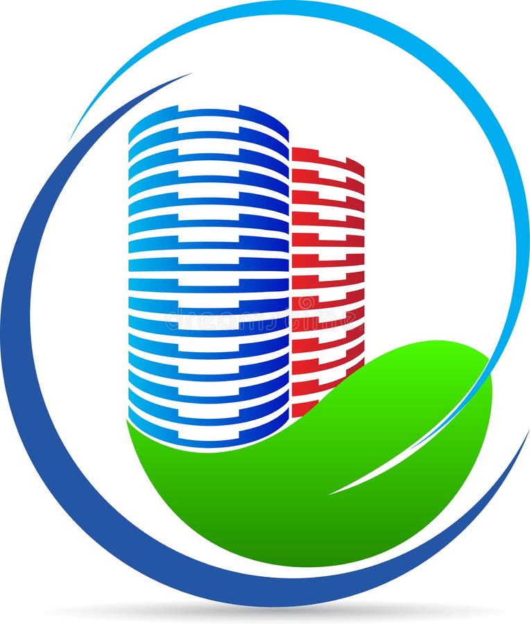 Eco nature building logo stock vector. Illustration of generation ...