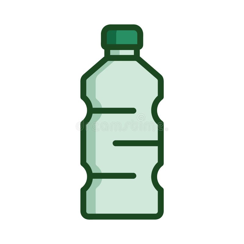 Eco Packing Recycled Plastic Bottle Icon Stock Illustration ...