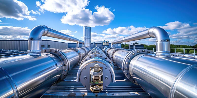 Eco pipes, Save the Planet stock illustration. Illustration of ...