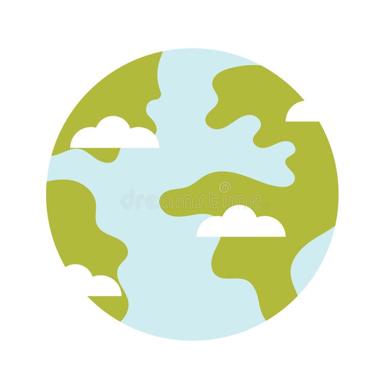 Eco Planet Earth. Save the Earth Vector Stock Vector - Illustration of ...