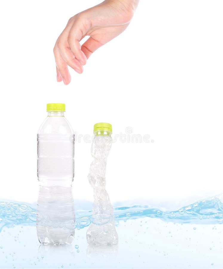 Eco plastic Bottles. stock photo. Image of recycled, ecology - 25164552