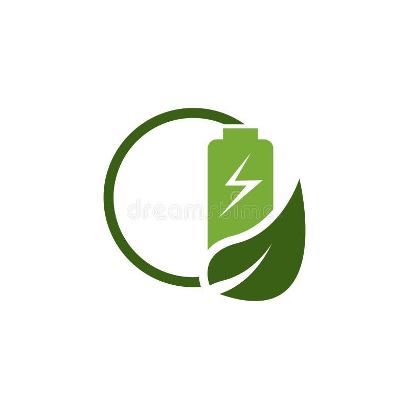 Eco Power Energy Logo Vector Template Illustration Stock Illustration ...