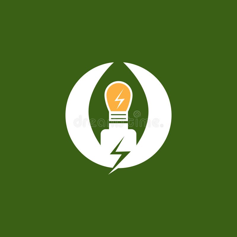 Eco Power Energy Logo Vector Template Illustration Stock Vector ...