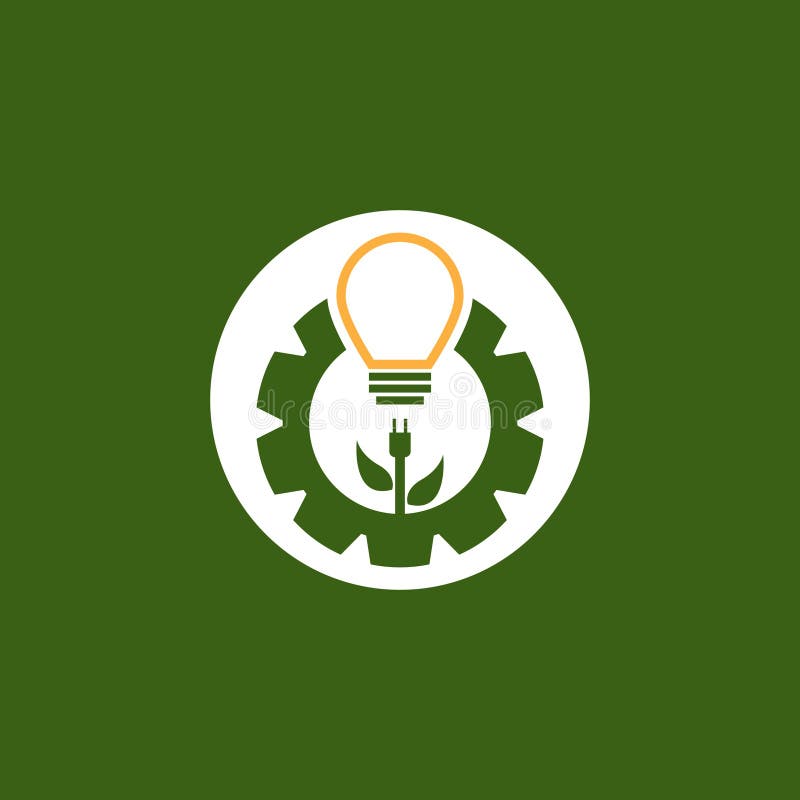 Eco Power Energy Logo Vector Template Illustration Stock Vector ...