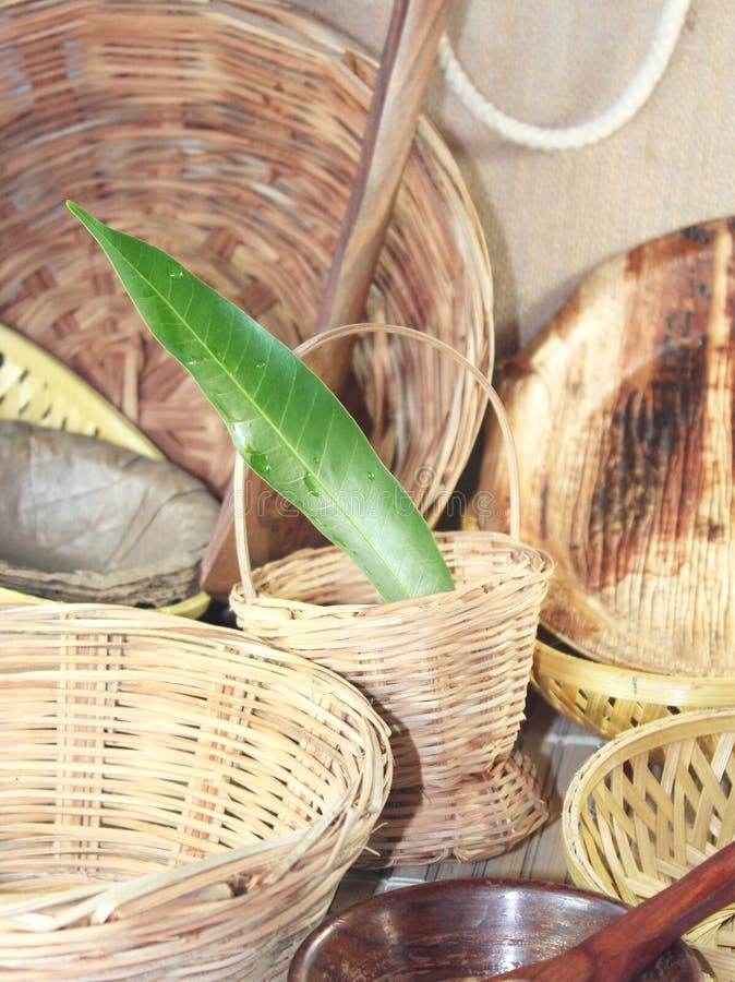 Eco Products with Green Leaf Stock Image - Image of asian, asia: 70212793