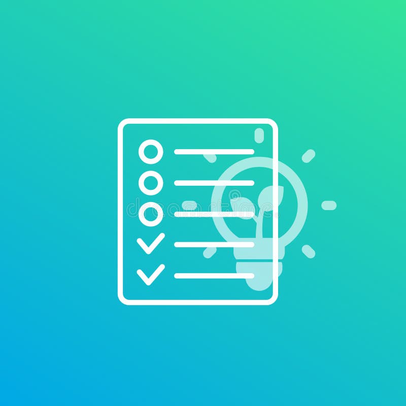 Eco Project and Environmental Planning Icon Vector Stock Vector ...