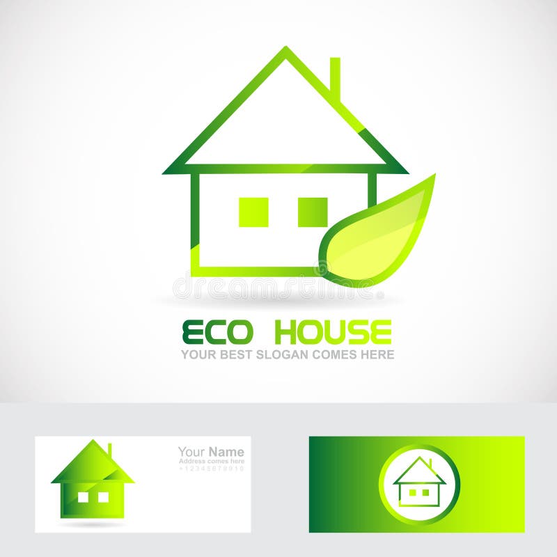 Green real estate logo stock vector. Illustration of label - 55782343