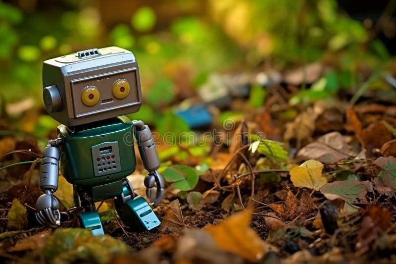 Eco-Robots Pioneering Sustainable Waste Management Solutions Stock ...