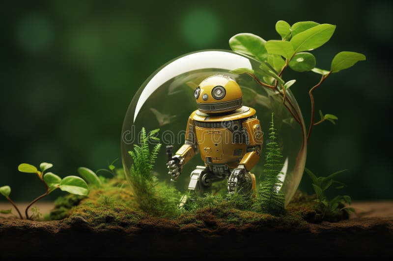 Eco-Robots Pioneering Sustainable Waste Management Solutions Stock ...