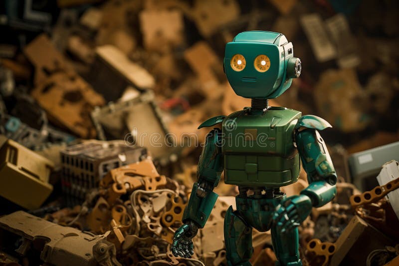 Eco-Robots Pioneering Sustainable Waste Management Solutions Stock ...