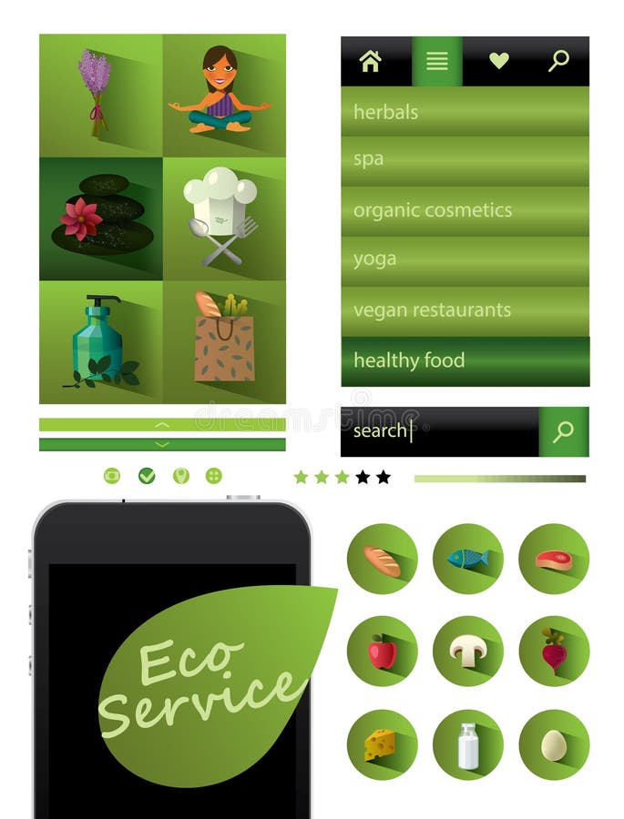 Eco service stock vector. Illustration of icon, preloader - 35257311