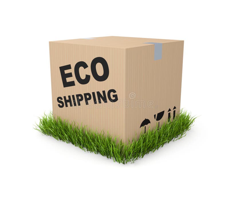 Eco shipping stock illustration. Illustration of offer - 20244889