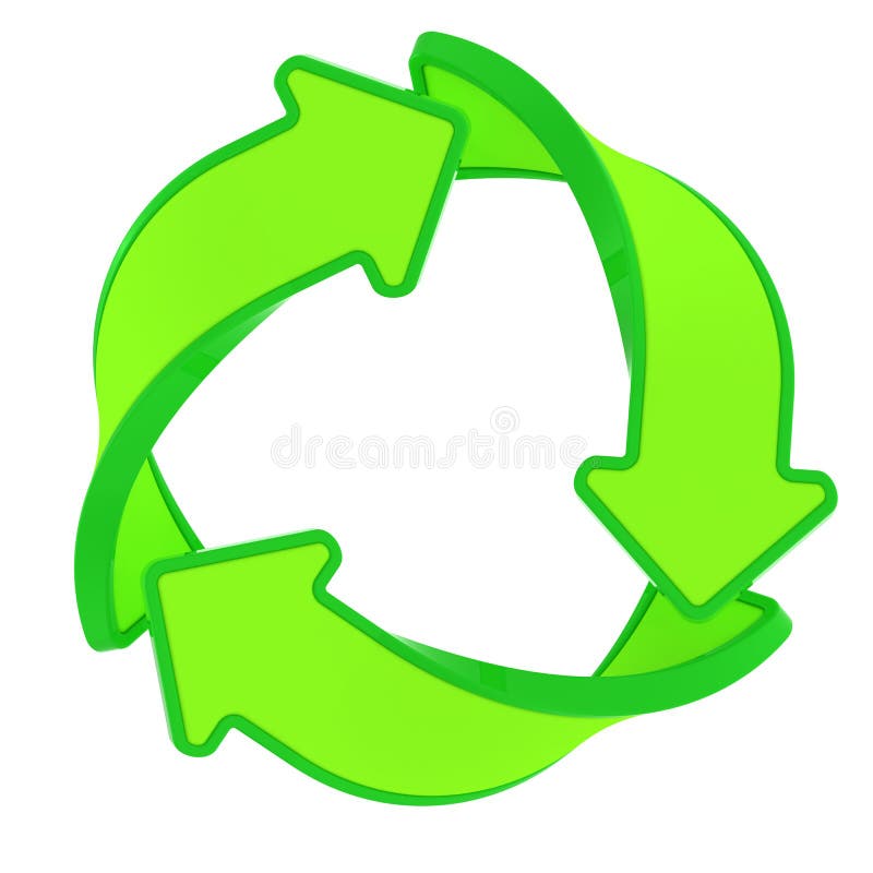 Eco sign stock illustration. Illustration of cyclic, environmental ...