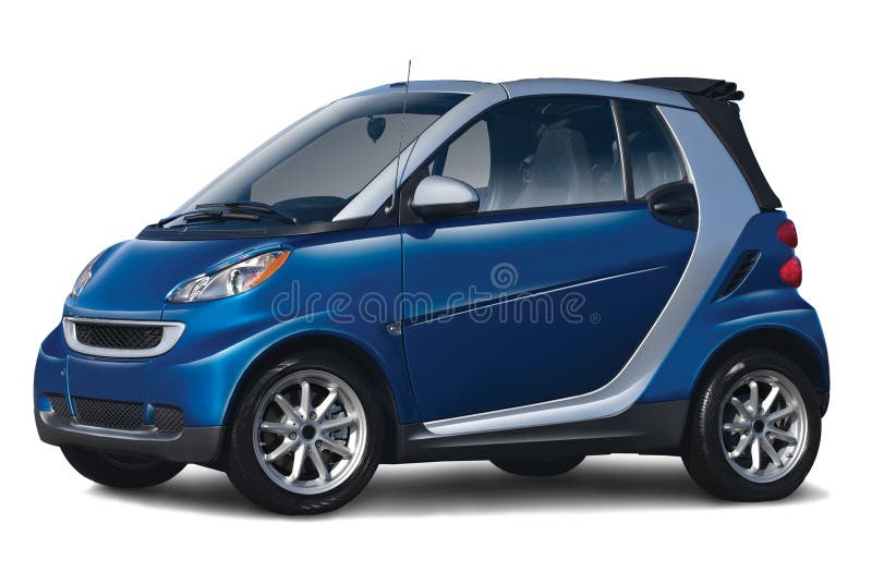Tiny Smart Car stock image. Image of vehicle, economical - 20807631