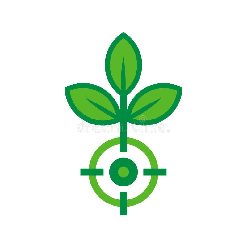 Eco Target Logo Icon Design Stock Vector - Illustration of icon, goal ...
