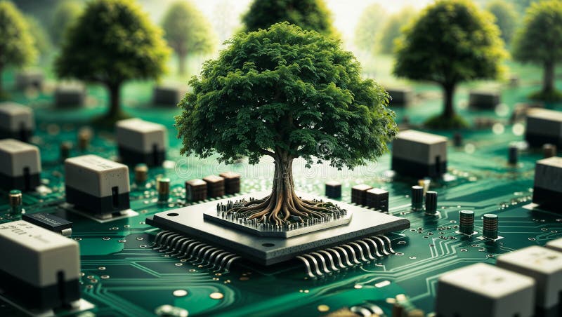Eco-Tech Integration: a Surreal Fusion of Nature and Technology ...