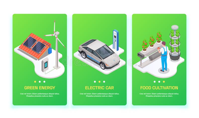 Technology Vertical Banners. Innovation and Progress, Automation ...