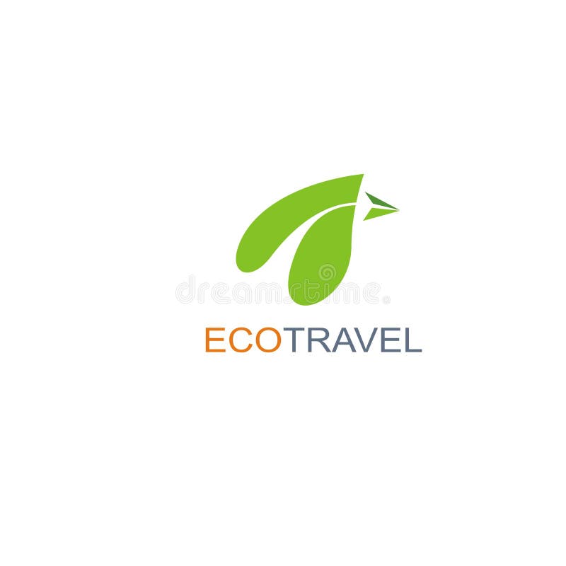 Eco travel logo design stock illustration. Illustration of street ...